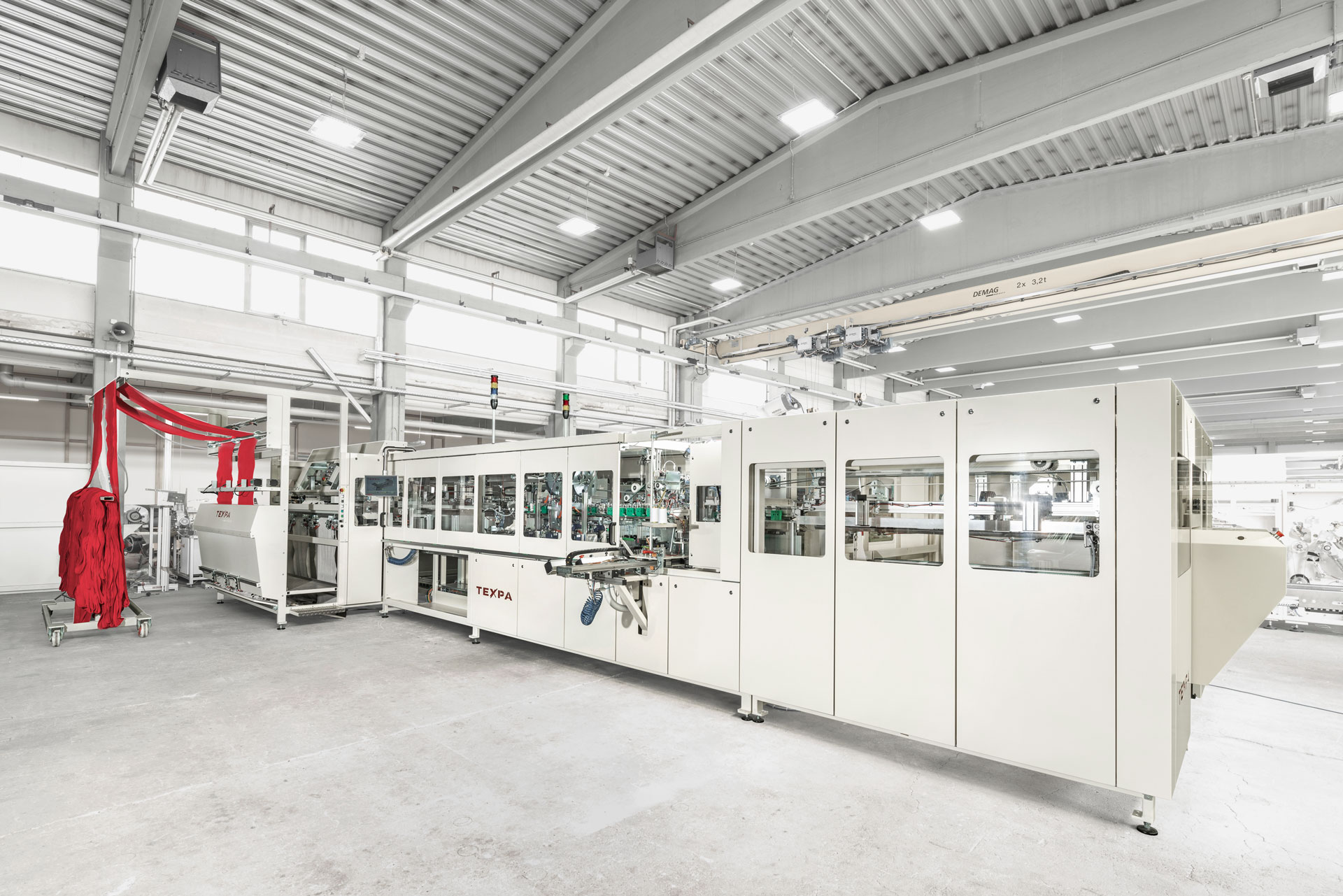 CROSS HEMMING MACHINE FOR TERRY FABRIC - TEXPA